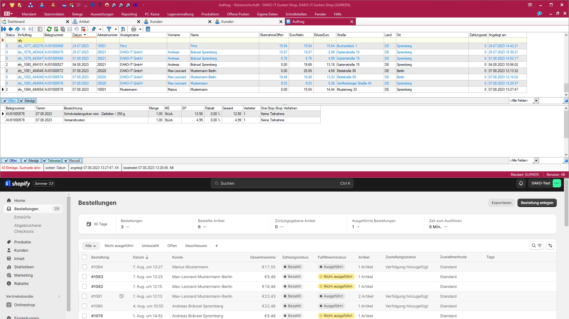 Shopify - selectline.ch DE